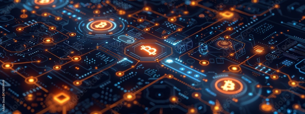 infographic comparing different blockchain platforms, highlighting ...