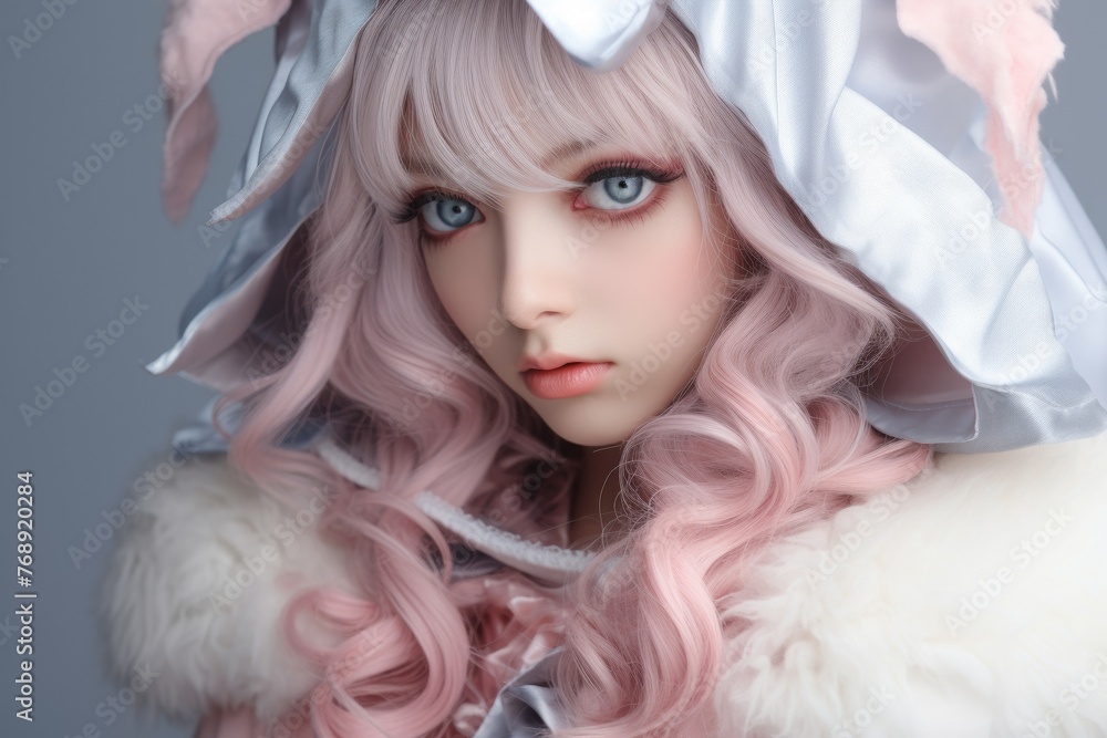 Japanese women anime cosplay like a cartoon character in comicbook ...