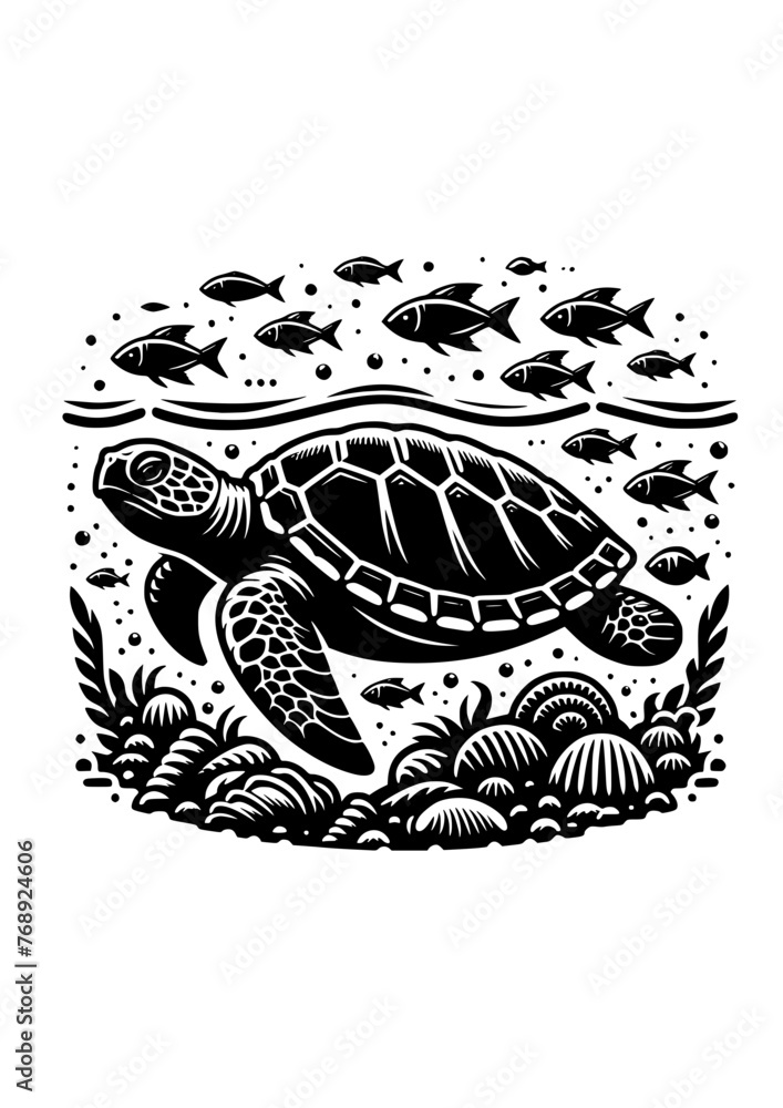 Swimming Turtle Svg, Turtle Svg, Sea Turtle Svg, Turtle Silhouette ...