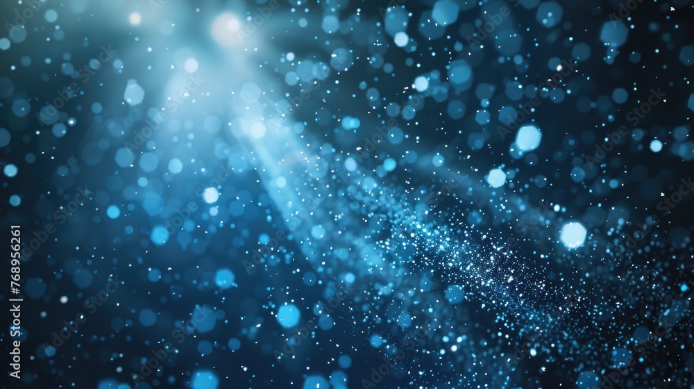 Celebrate with Birthday Fireworks! Sparkling Light Blue Happy Birthday ...
