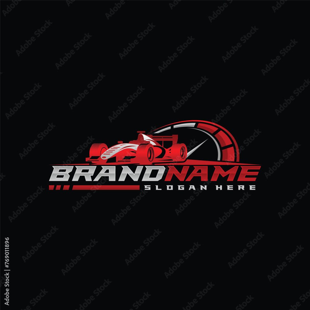 F1 racing car icon logo transport jet sport racing car symbol concept ...