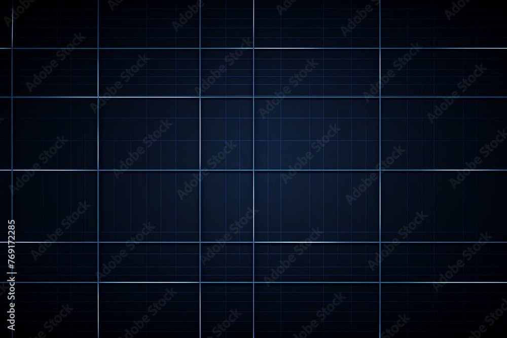 grid thin navy blue lines with a dark background in perspective Stock ...