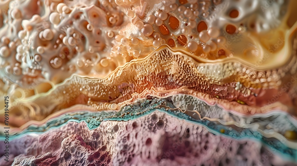 Detailed Study of Human Skin Tissue: Epidermis, Dermis, and ...