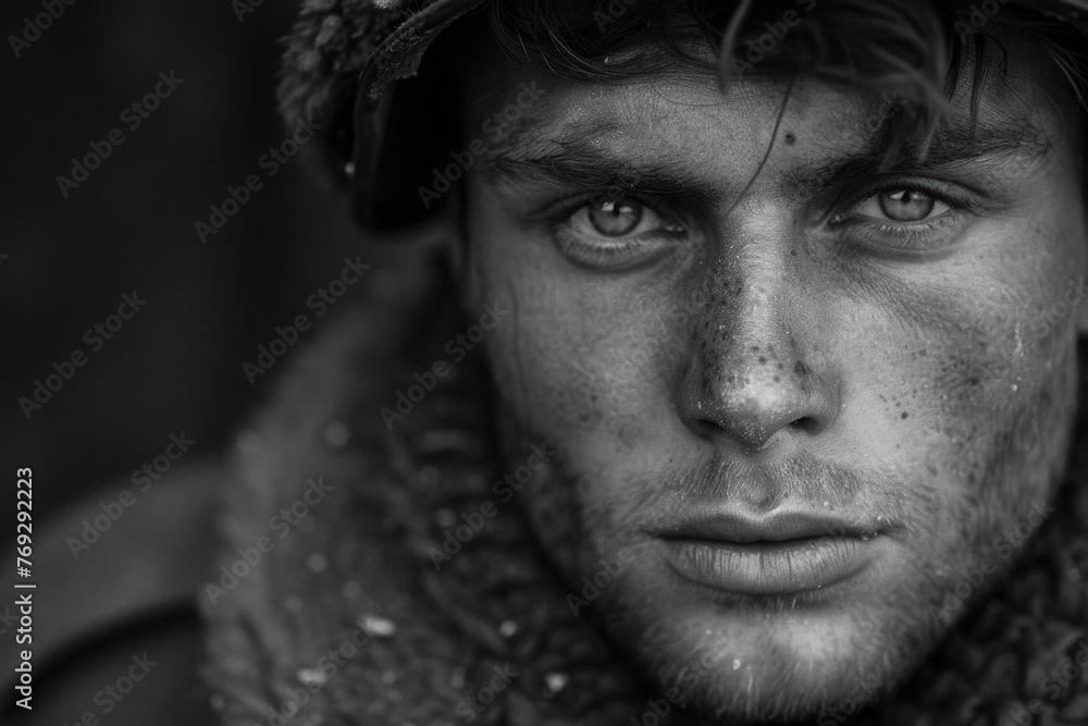 Poignant wartime portrait, sacrifice and bravery in a soldier's ...