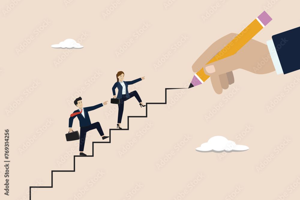 Business coaching to improve employee skills, performance and leadership, guidance for success ...