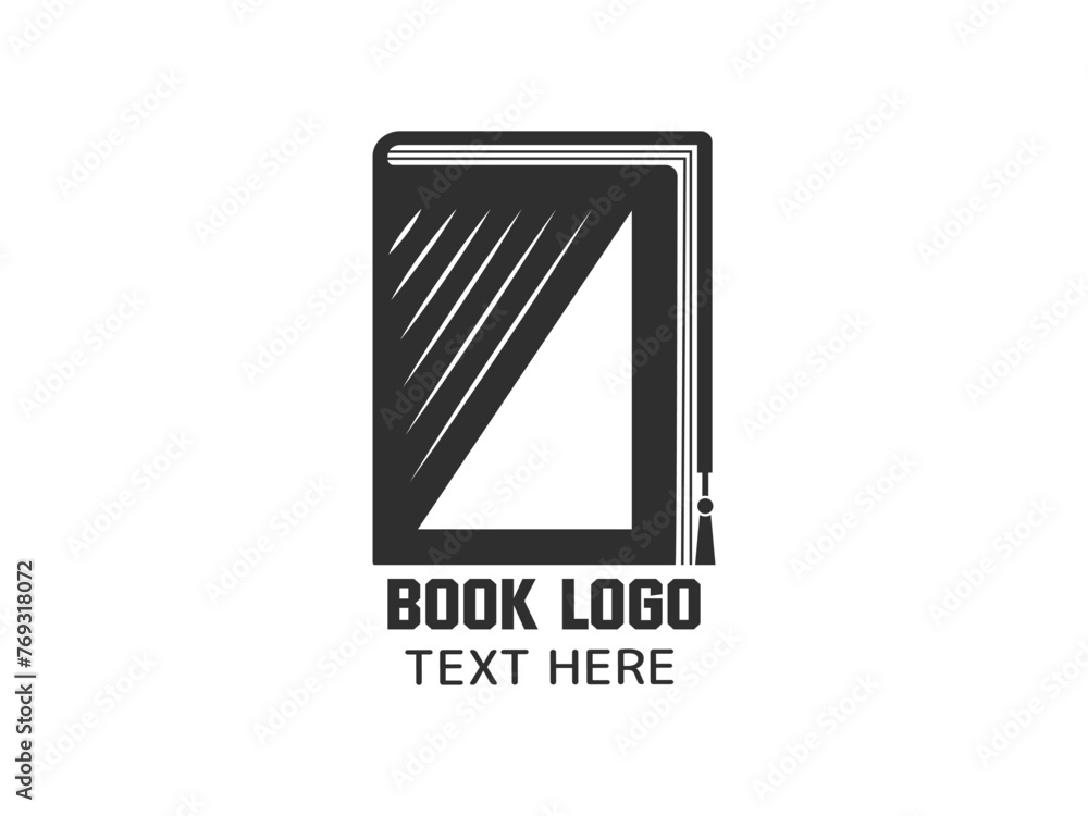 Grafika wektorowa Stock: Book-Inspired Logo Concepts, Logos for Book ...