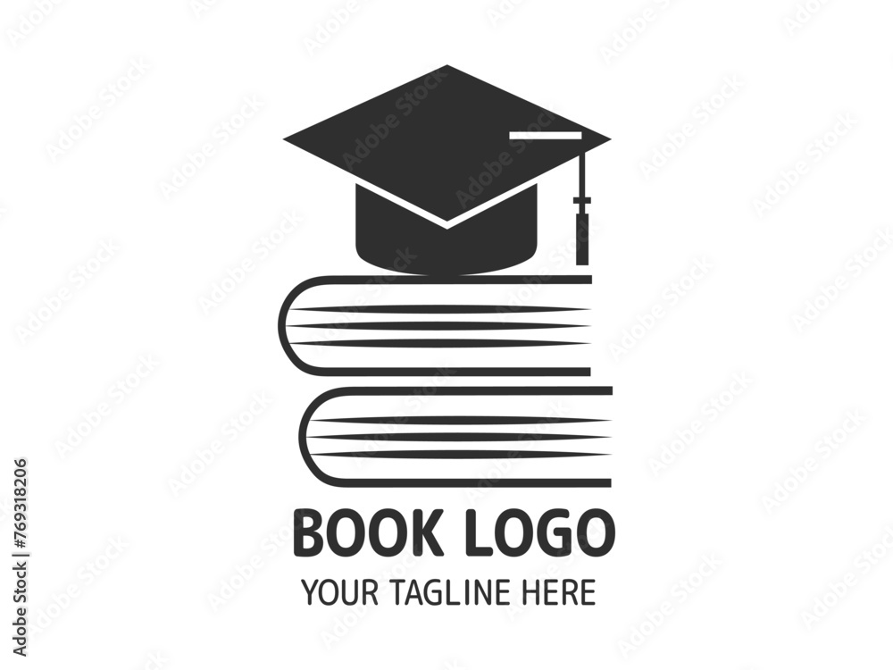 Book-Inspired Logo Concepts, Logos for Book Lovers, Bookish Logo Design ...