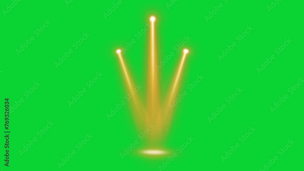 Spots lights, Stock Overlay 4k Video, of the elements with the alpha ...