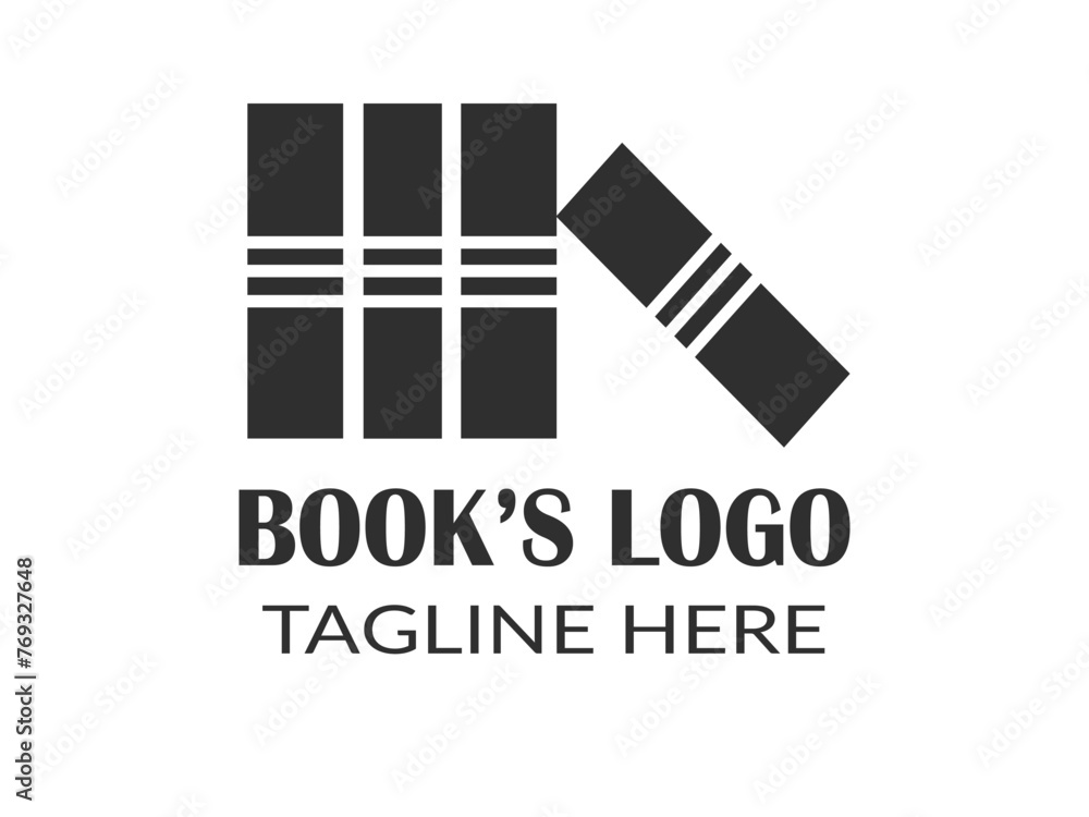 Book Logo Design, Logos for Book Lovers, Bookish Logo Design Collection ...