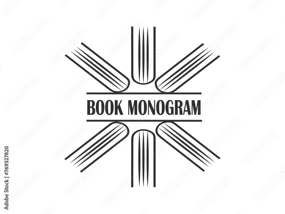 Book Logo Design, Logos for Book Lovers, Bookish Logo Design Collection ...