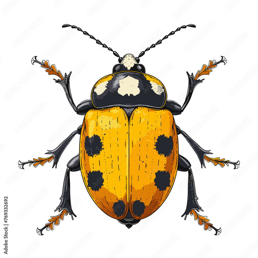 Snout Beetles Weevils Cartoon Icon, isolated on transparent background ...