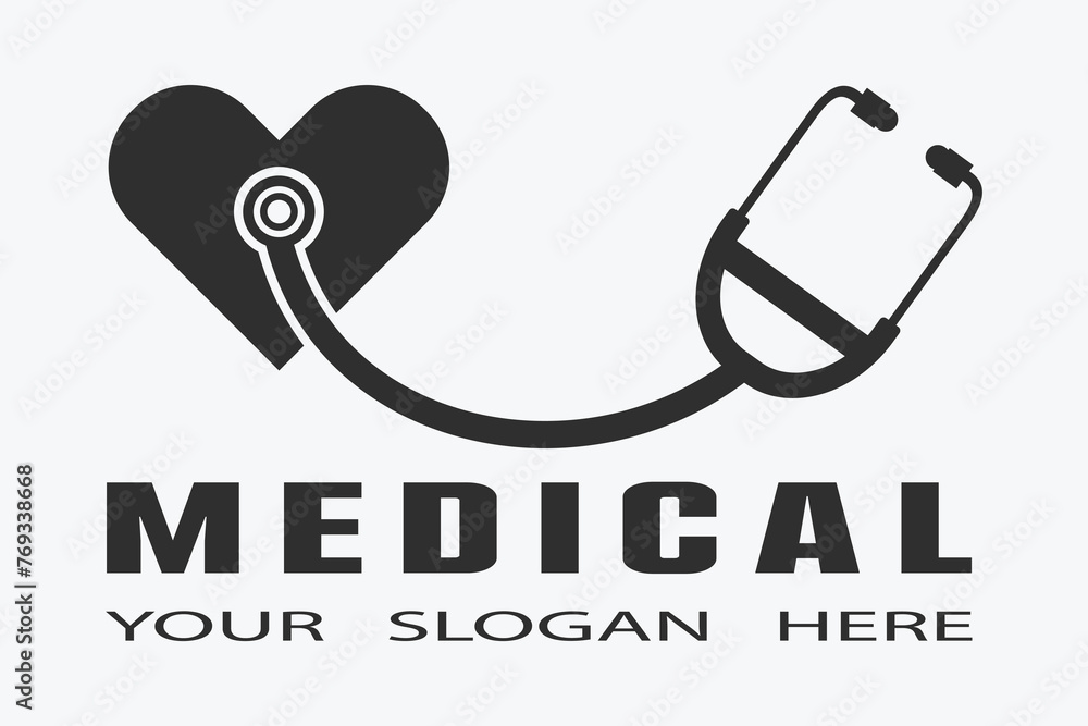 Medical Iconic Logo Design, Healthcare Emblem Design, MediBrand Logo ...