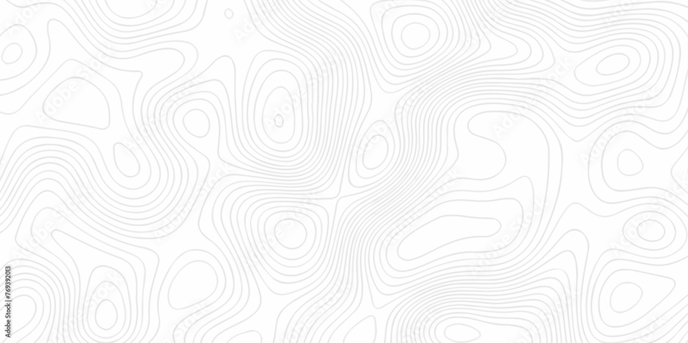 White wave paper curved reliefs abstract background. The topographic ...