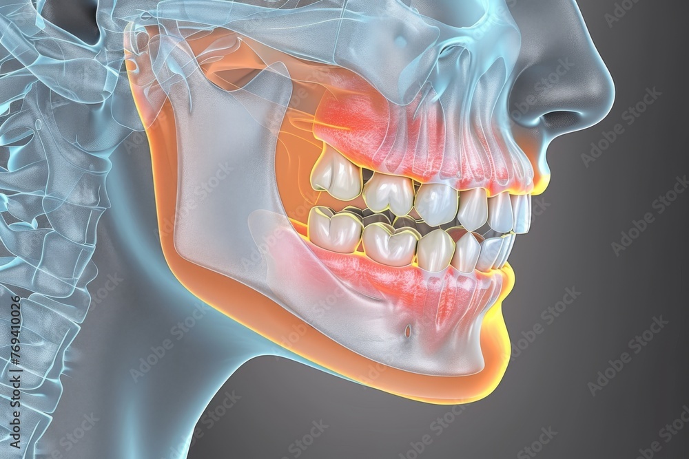 Anatomical visualization of TMJ disorder with radiant graphics ...