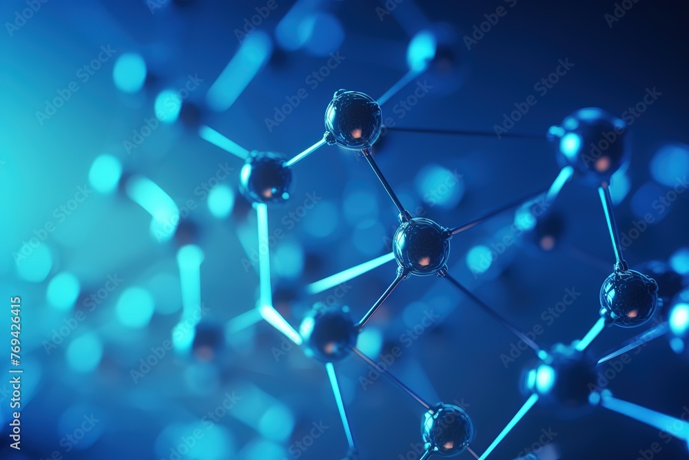 Science molecules design background, structure for medical science ...