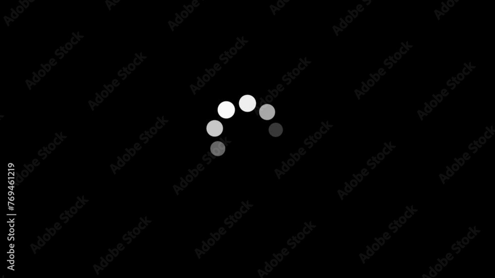 Loading wheel animation. loading icon animation. Loading Circle Video ...