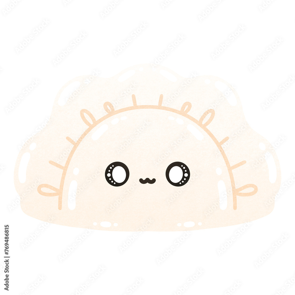Cute Gyoza Cartoon illustration Cute Gyoza Dumplings Cartoon ...