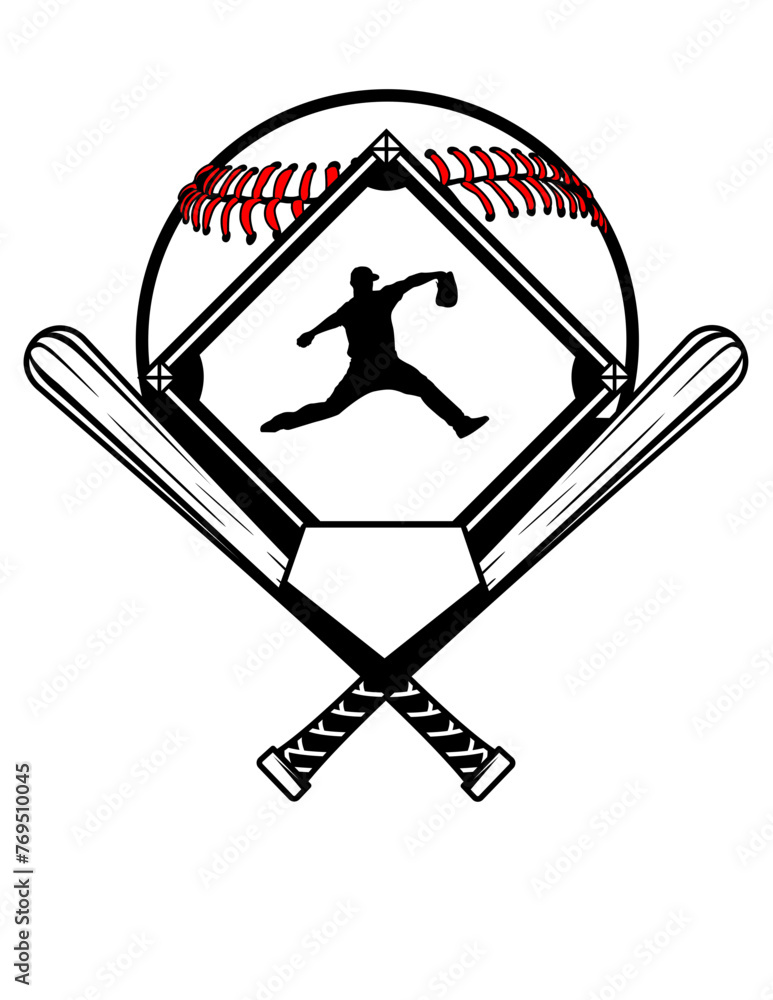Baseball Scene Field | Baseman Player | Pitcher | Home Run | Baseball ...