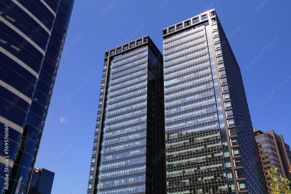 SEOUL, SOUTH KOREA - APRIL 8, 2023: Grand Central building in downtown ...