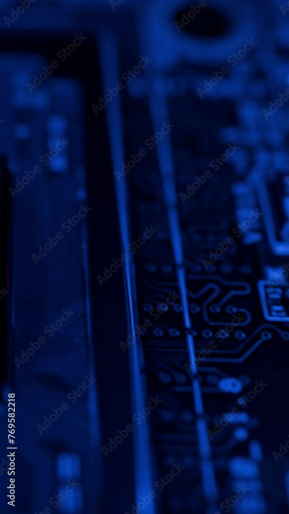 Vidéo Stock generative artificial intelligence chip, overload condition ...