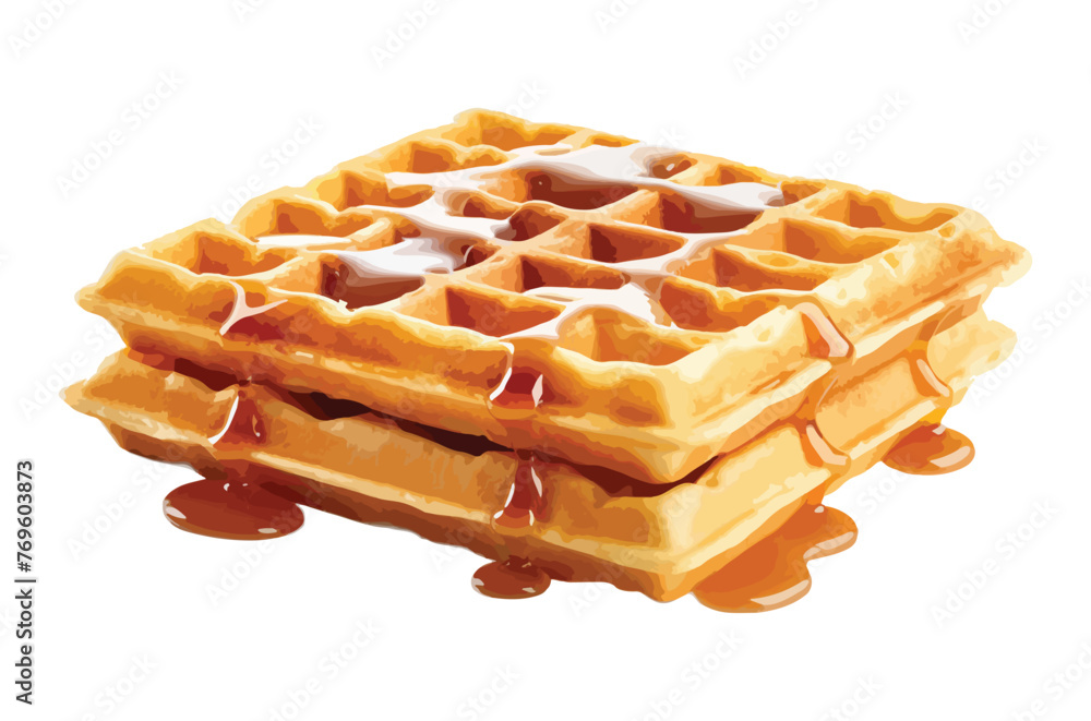 icon logo food menu waffle art design element template soft texture ...