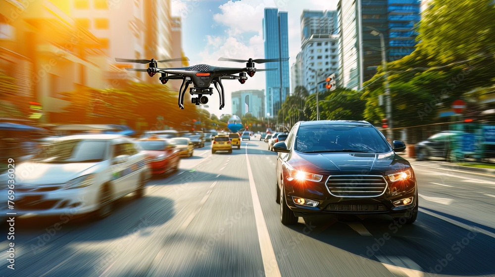 Autonomous Vehicles: In an image representing autonomous vehicles ...
