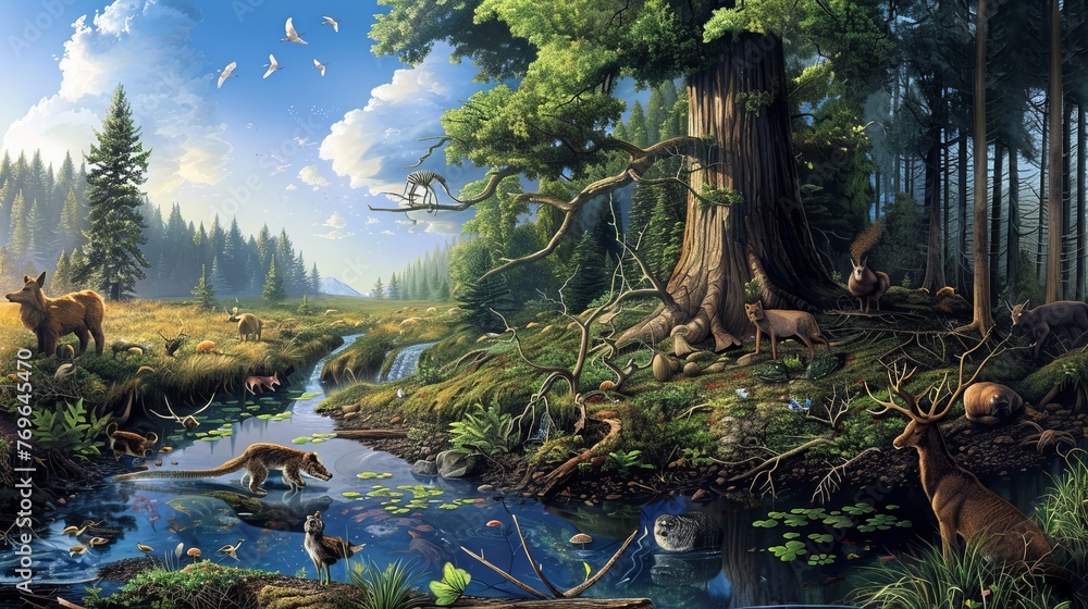 Ecology: Analyze the complex interactions between organisms and their ...
