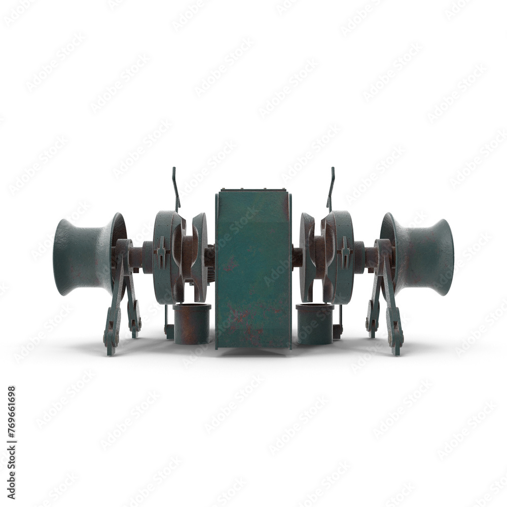 Anchor Windlass Mechanism Stock Illustration | Adobe Stock