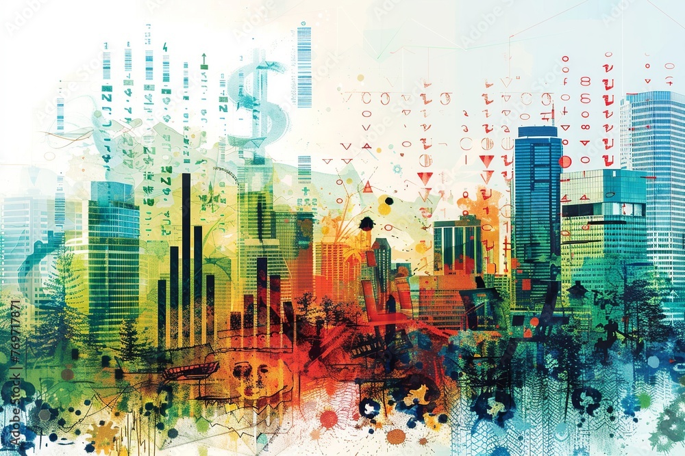 Embark on a visual journey depicting the evolution of financial ...