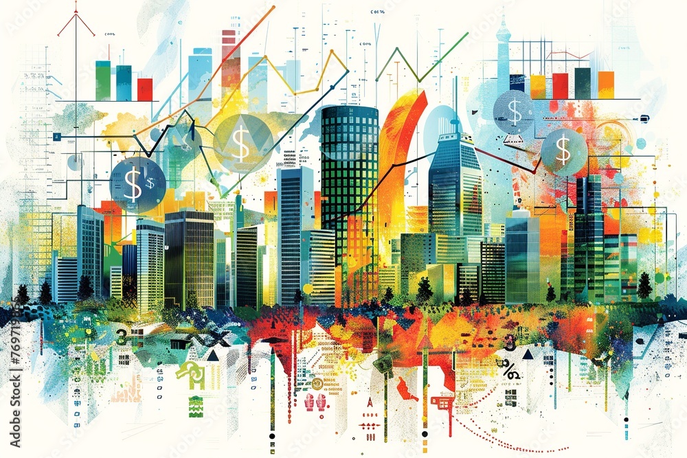 Embark on a visual journey depicting the evolution of financial ...