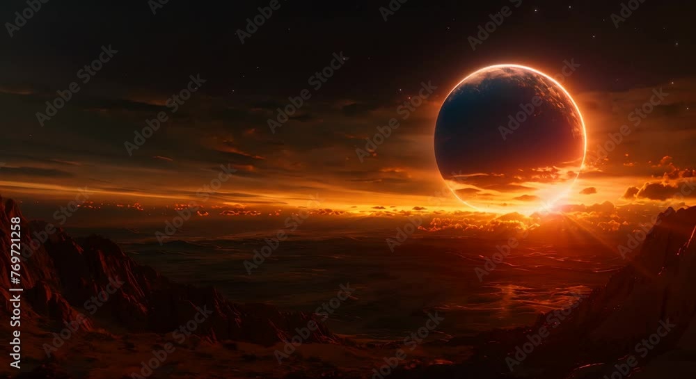 The aweinspiring moment of a solar eclipse in Texas on 8 April 2024 ...