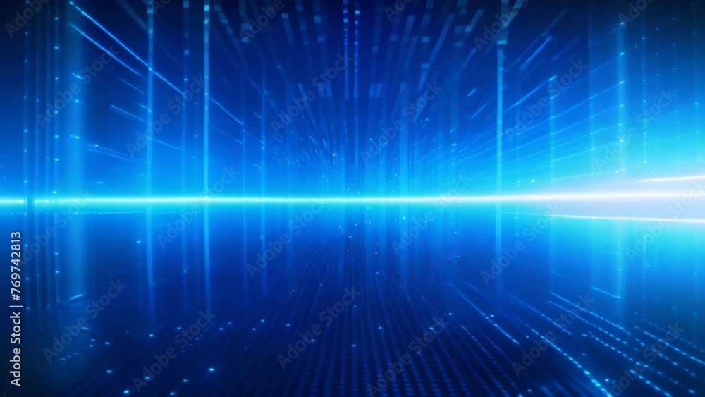 Abstract technology background with binary code. Vector illustration for your design, Abstract ...