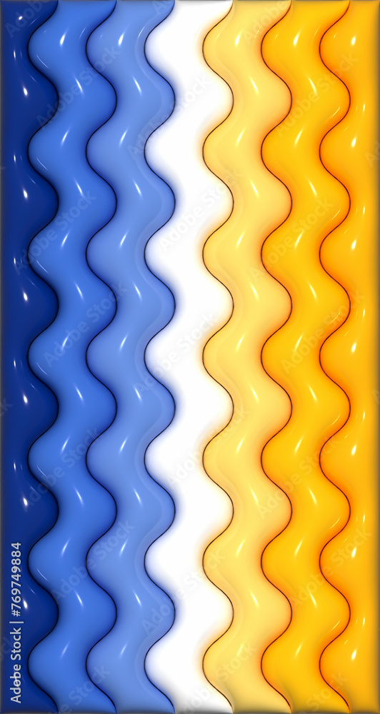 Multi-colored abstract background with waves, smooth texture with ...