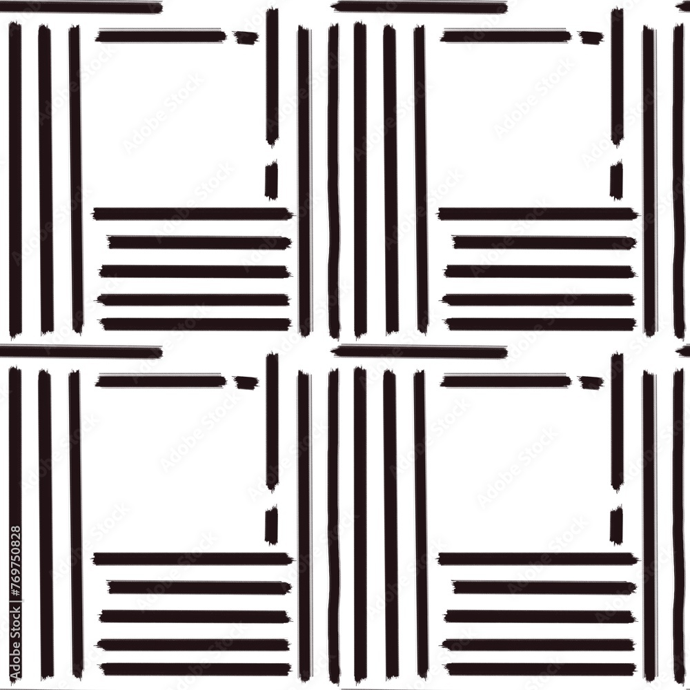 Seamless abstract textured pattern. Simple background black, white ...