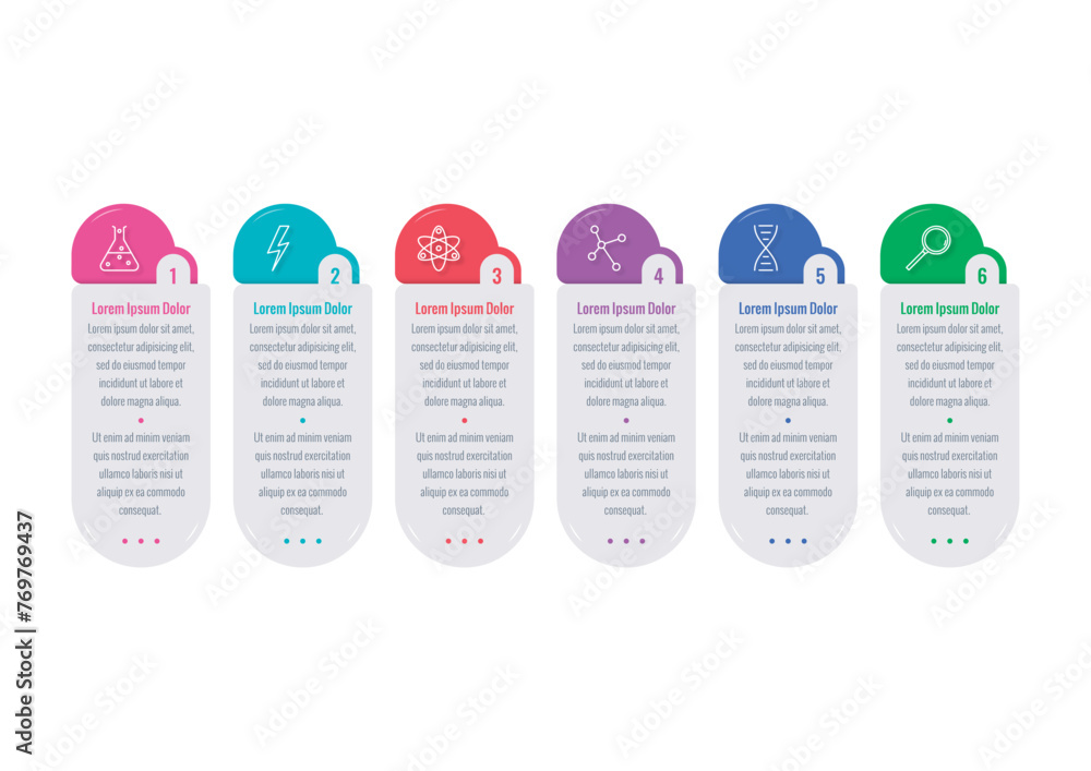 infographic for the world of education, science, business, technology ...