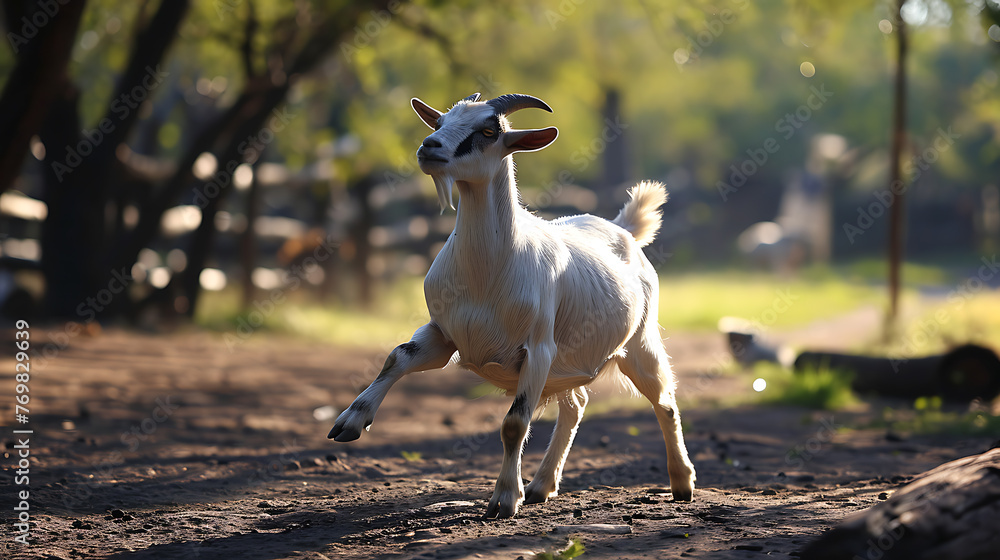 Quirky moment captured as a goat strikes a yoga pose, proving that even ...