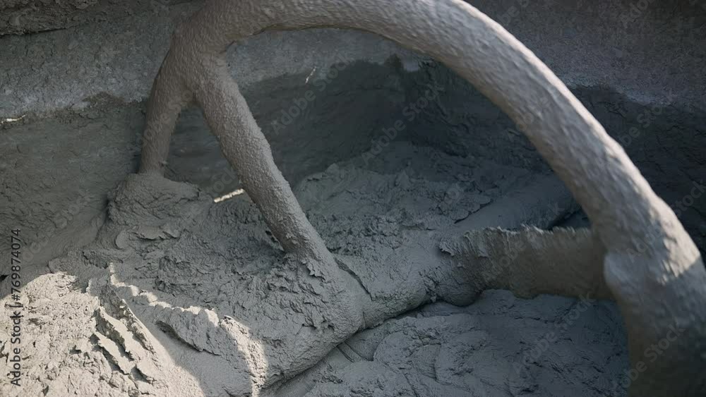 A close up of a wheel covered in dirt resembles the texture of scales ...