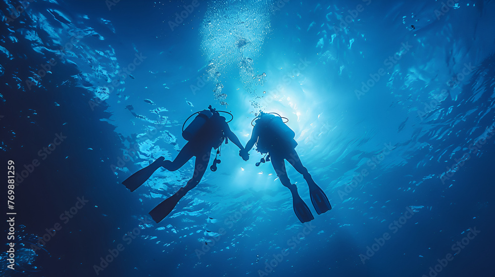 professional scuba diver driving, diver wear equipment. pc desktop ...