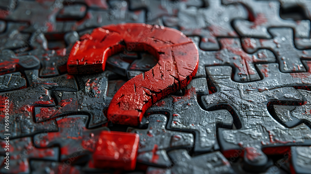 3d human with a red question mark, Question Mark Speech Bubble, red ...