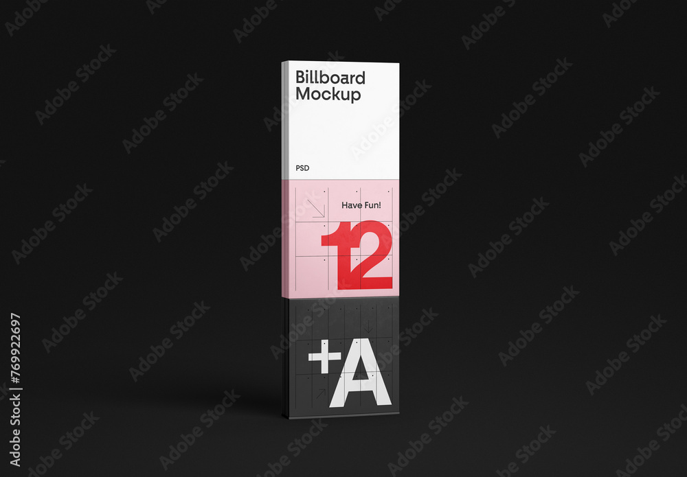 Information Sign Mockup Stock Template | Adobe Stock