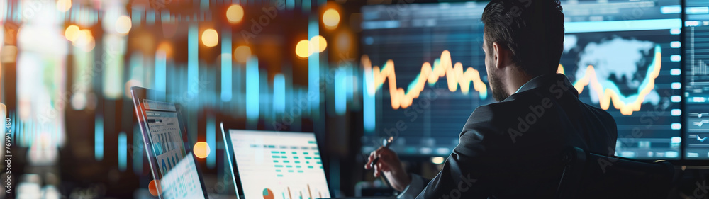 Technical data analysis to maximize a company's profits, banner ...