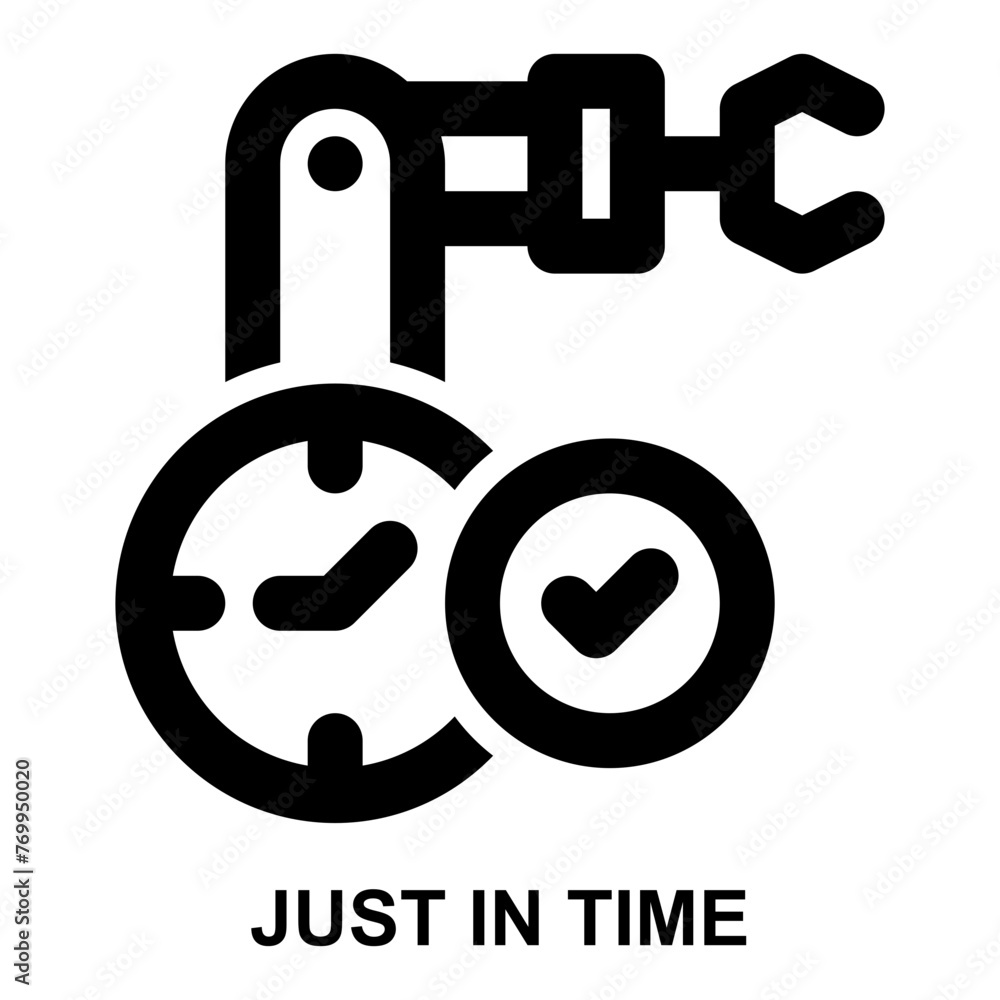 just in time, manufacturing, production, time efficiency, in time ...