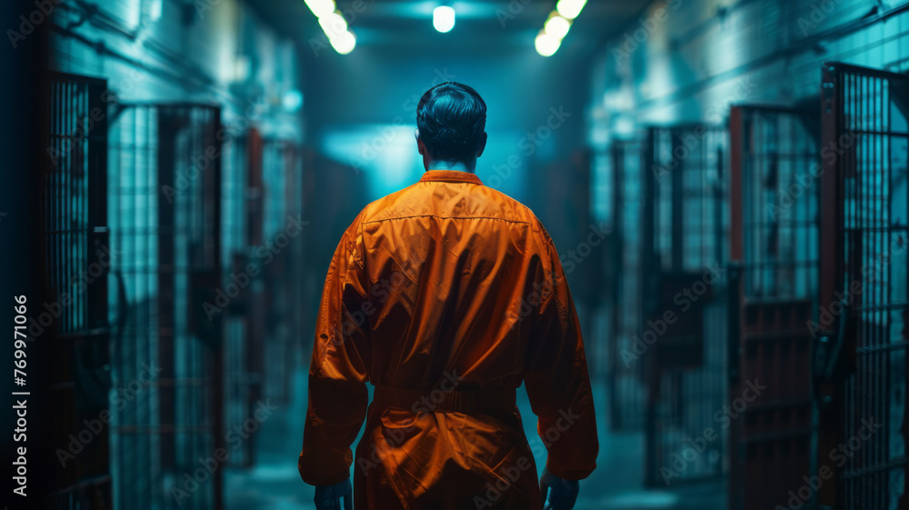 a prisoner in a US federal prison mysteriously entering a cell at night ...