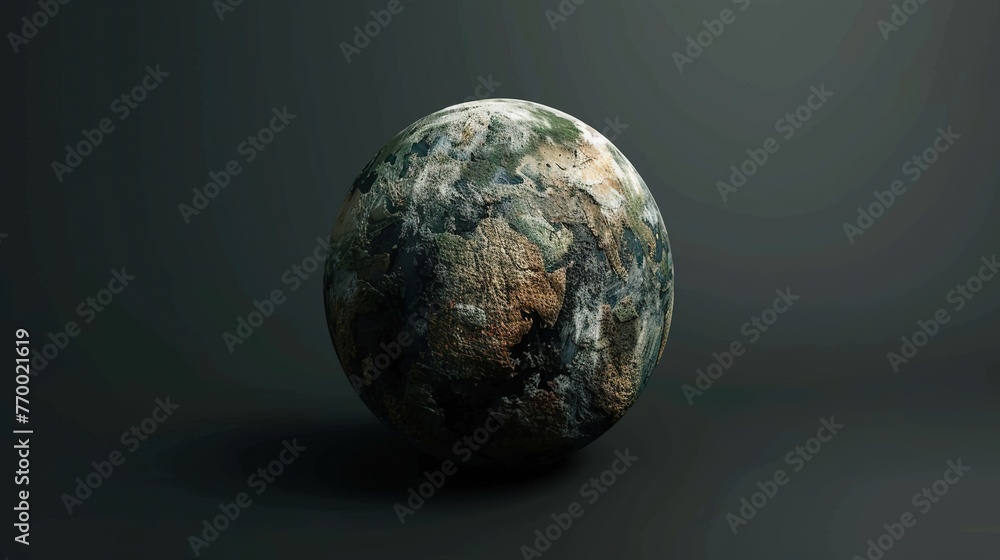 Dying Earth with Global Warming Concept. Climate Change, Global ...