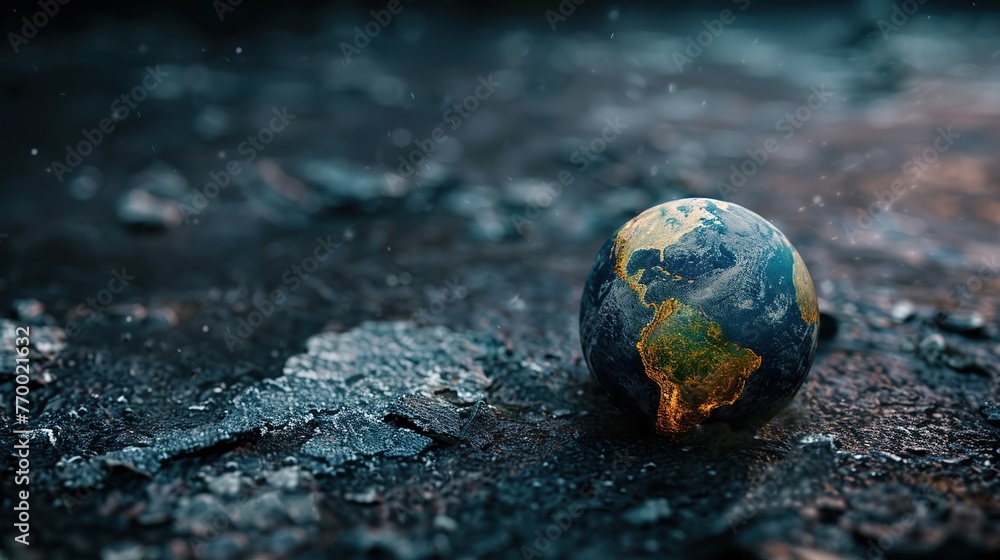 Dying Earth with Global Warming Concept. Climate Change, Global ...