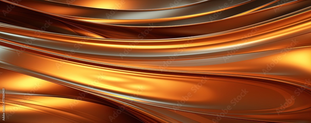 abstract background of metal texture surface, swirl ripple gold metal ...