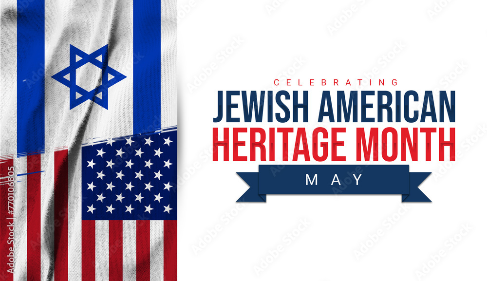 Jewish American Heritage Month. Banner, poster for social media. Jewish ...