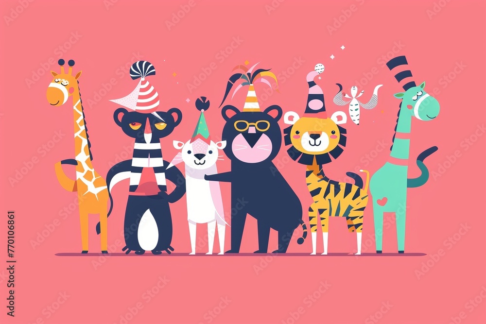 Sophisticated chaos reigns as zoo animals take over the night! This ...