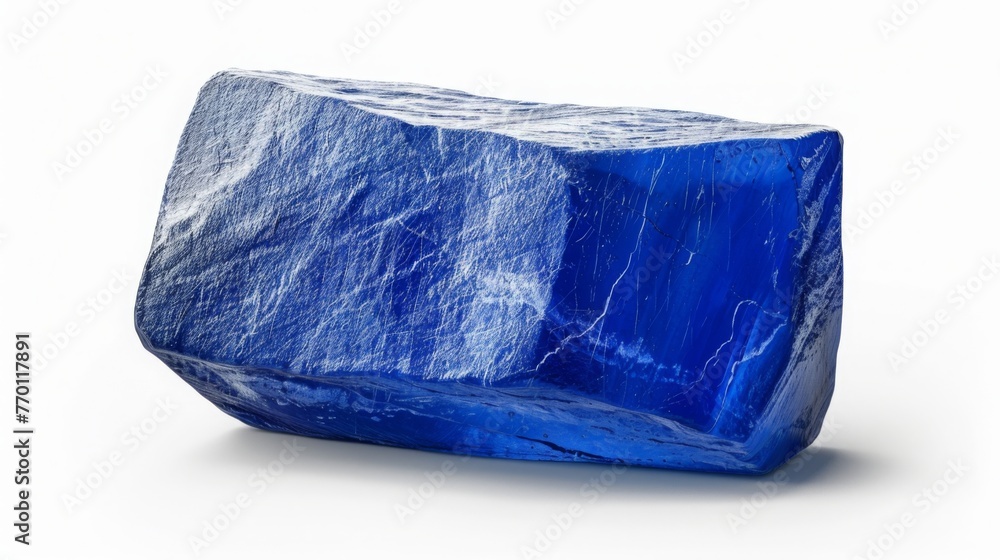 Cobalt element sample, a strategic metal with a shiny appearance,a rare ...