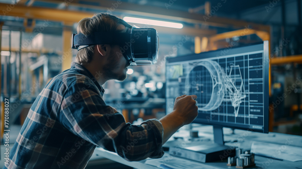 Digitalization in craftsmanship, workshop setting, advanced tools ...